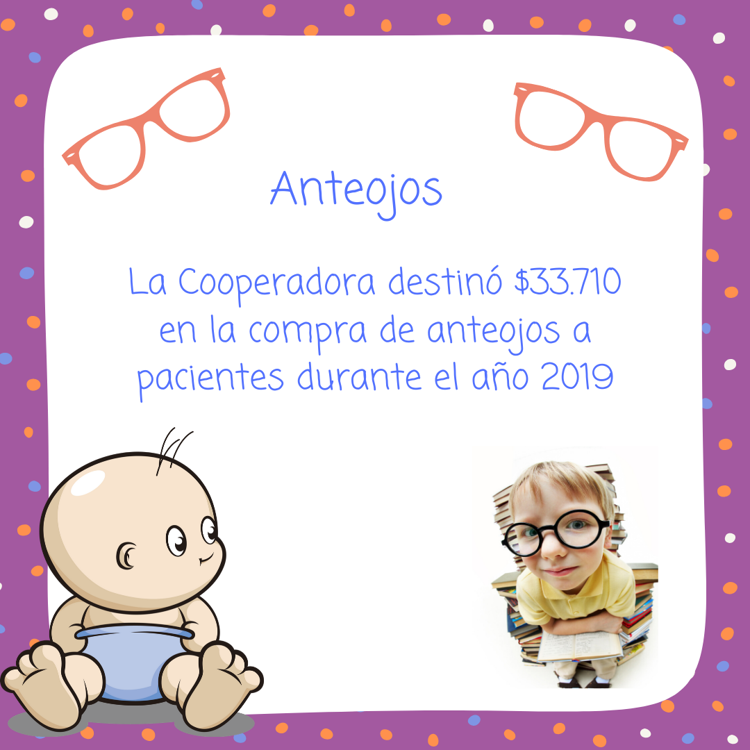 Anteojos – Cooperadora Hospital de Niños Sor María Ludovica